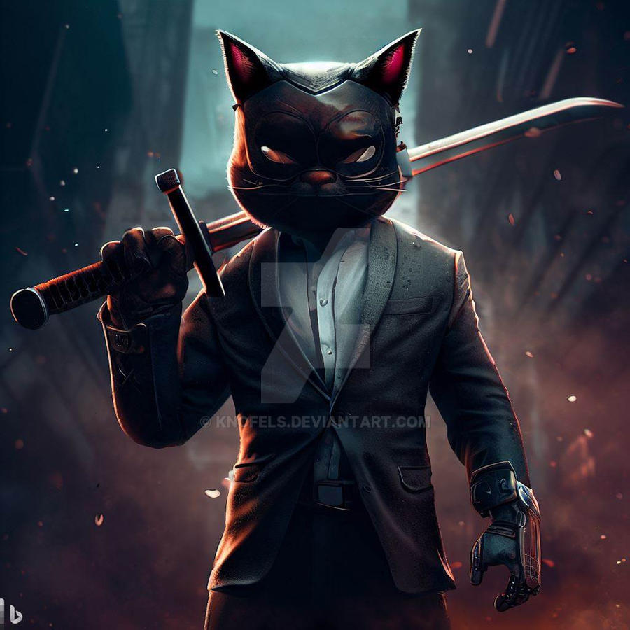 Daredevil Cat In A Suit By Knofels On Deviantart