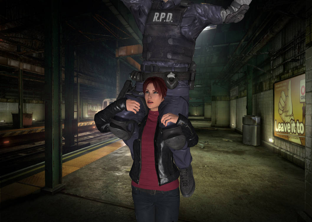 Shoulder Ride Claire Lifts Leon By Powergirlsofstrength On Deviantart