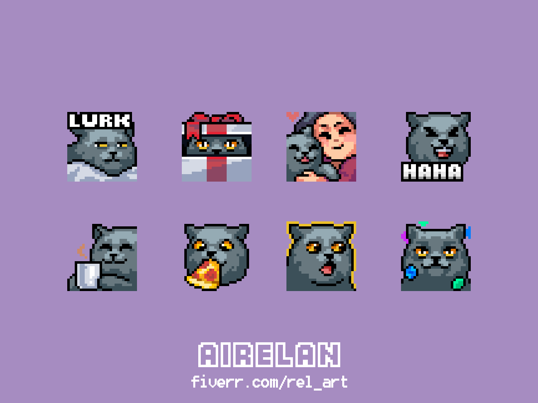 Pixel art Twitch emotes by airelan on DeviantArt Pixel art Twitch emotes by airelan on DeviantArt