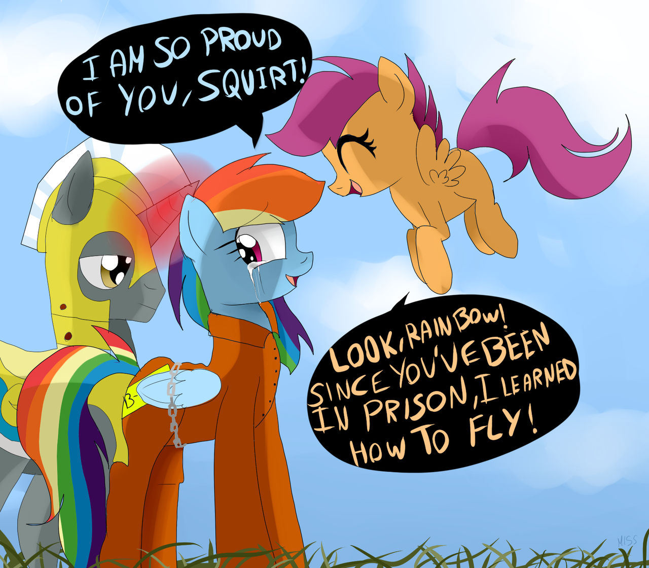 Prisoner Dash With Scootaloo By Alviniscute On Deviantart