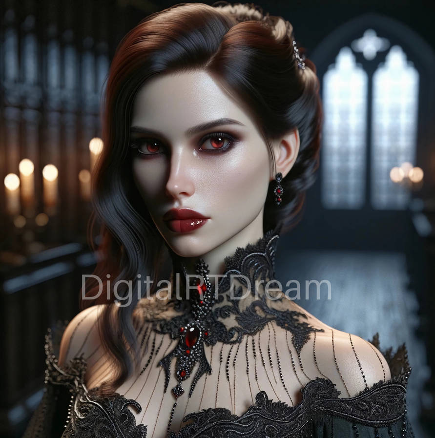 Dark Vampire Princess By Digitalrtdream On Deviantart