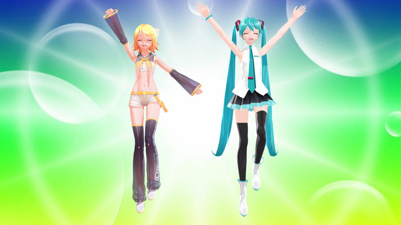 Mmd Vocaloid ~ Sisterly Power By Clarelabellerose On Deviantart