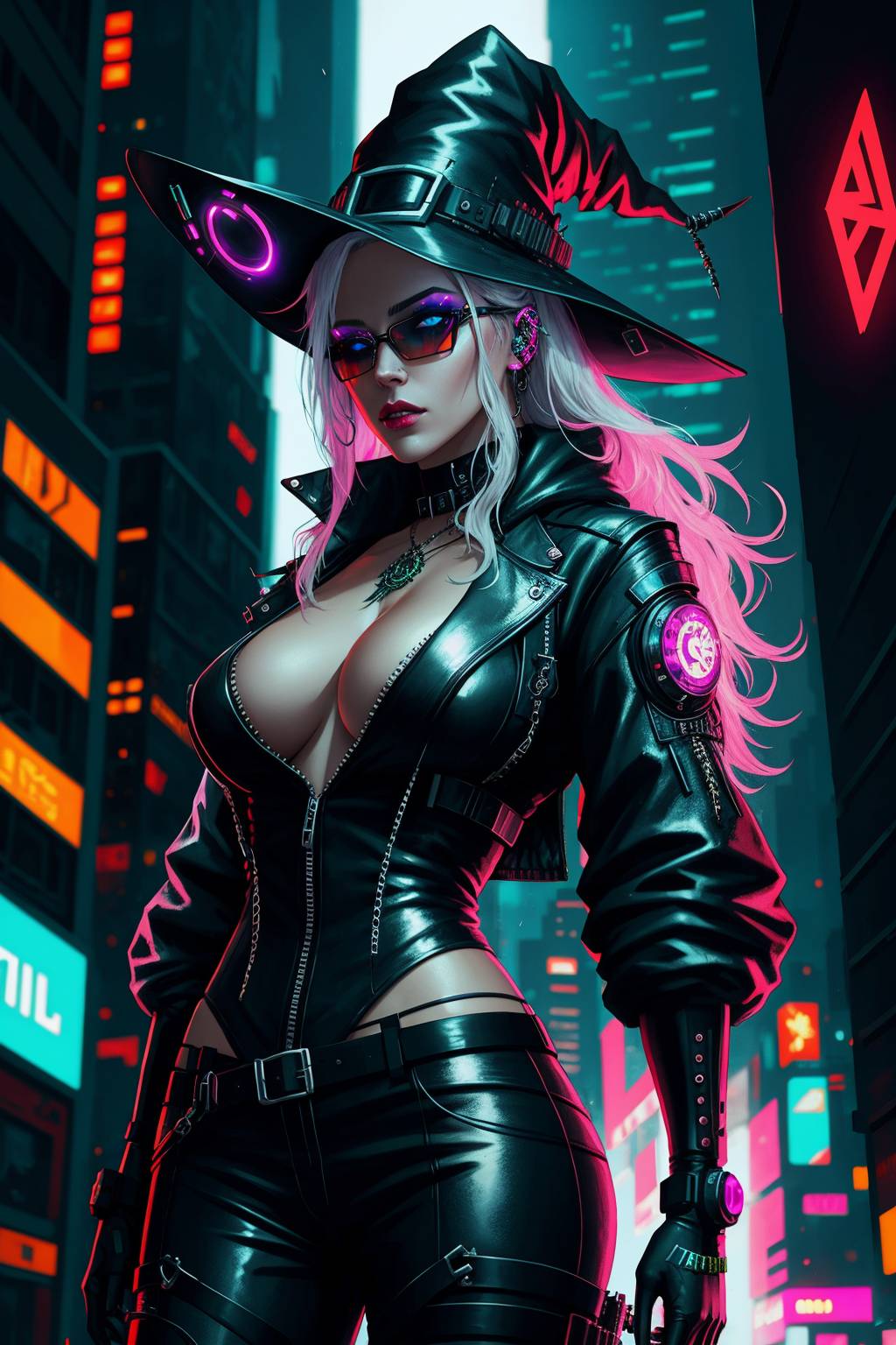 Cyberpunk Witch by DracVee on DeviantArt Cyberpunk Witch by DracVee on DeviantArt