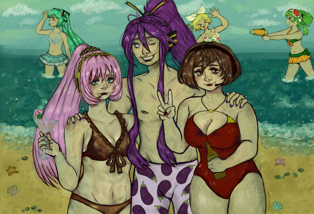 Vocaloid Beach Episode By Paprikasunday On Deviantart