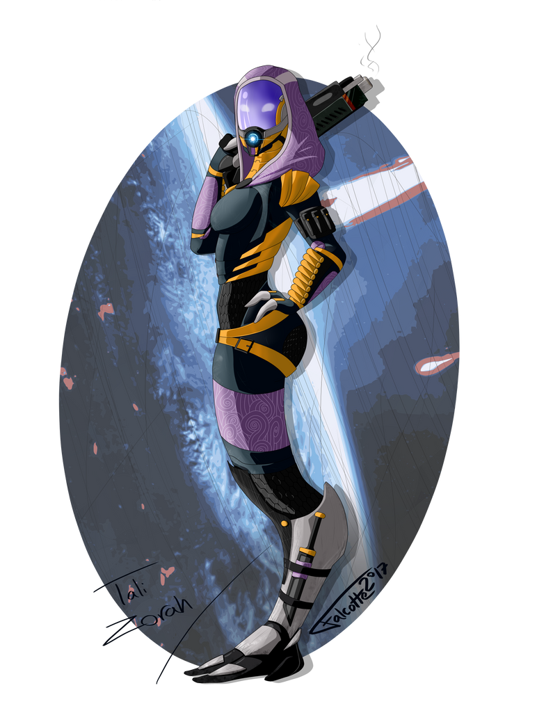 Tali Zorah By Falcotte On Deviantart