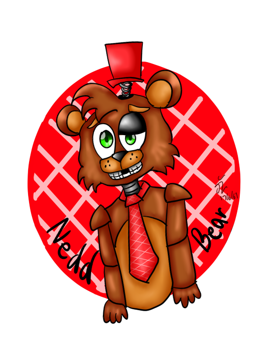 Fnaf 6 Nedd Bear By Nongying On Deviantart