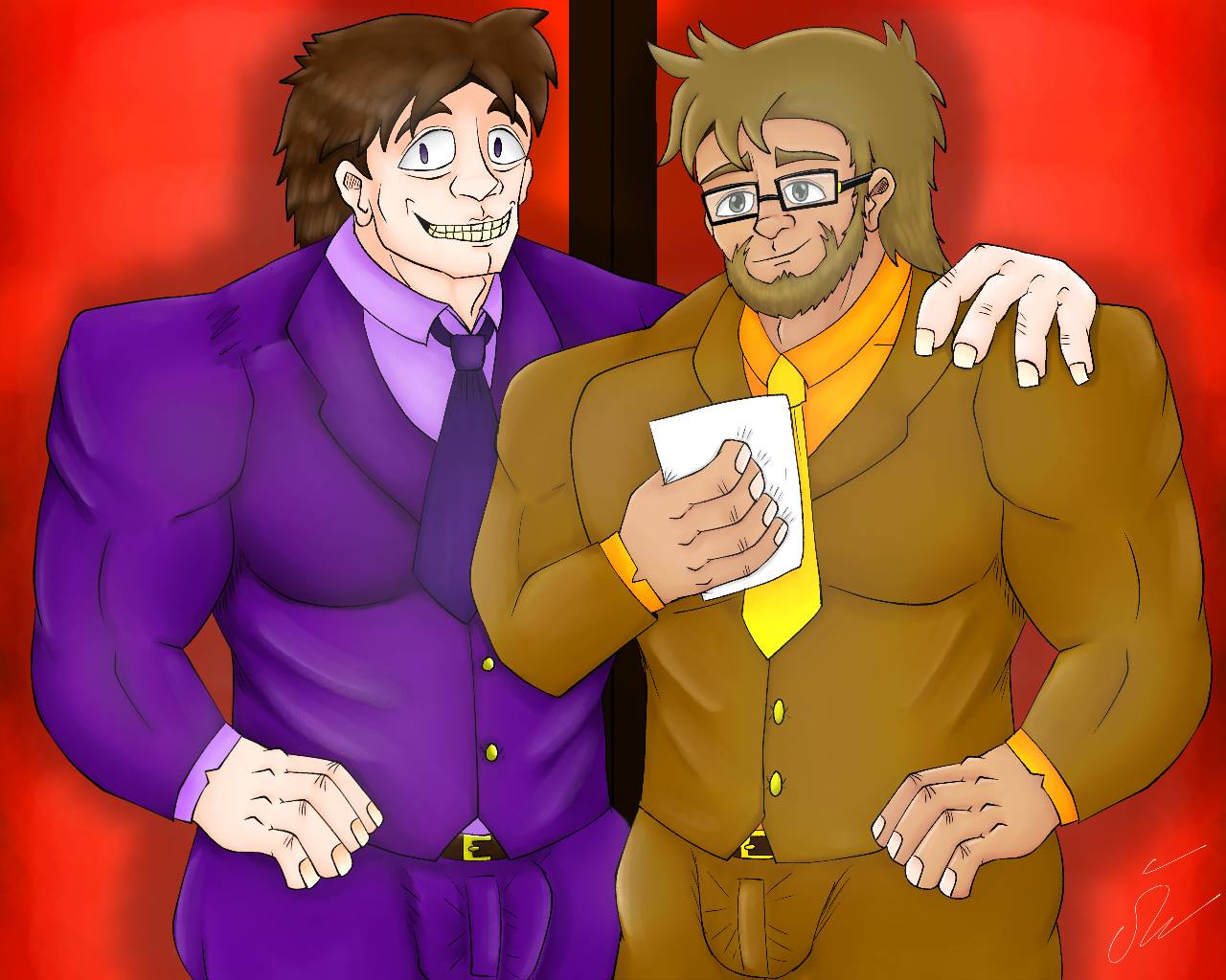 Fnaf William Afton And Henry Emily By Nongying On Deviantart
