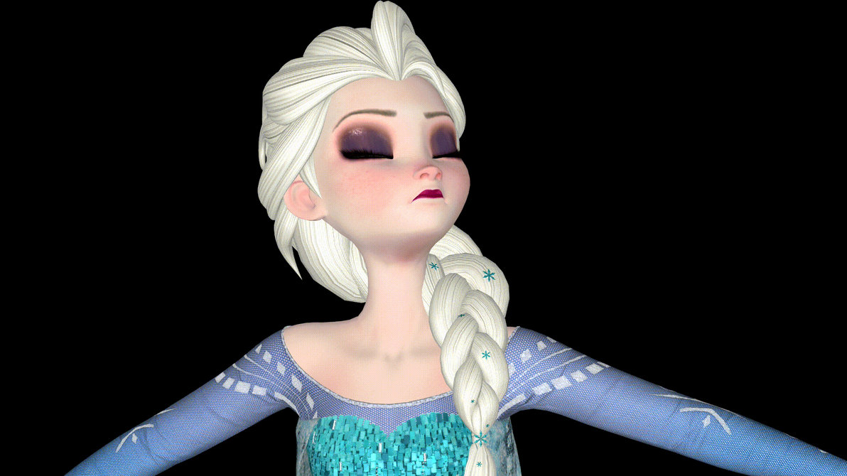 Elsa Realistic Eyeshader Test By Frostanim On Deviantart