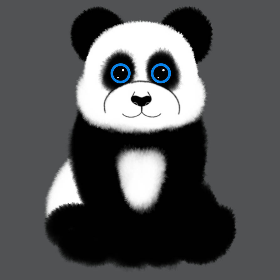 Fluffy Panda By Fluffyredbee On Deviantart