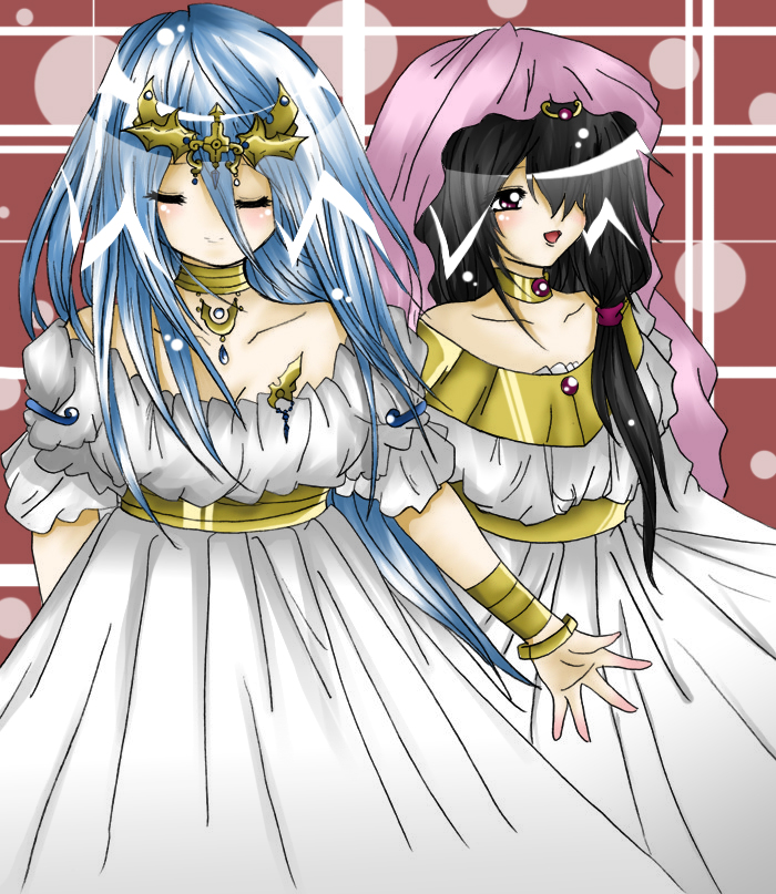 Revea and Neftis -collab- by PriestNeftis on DeviantArt