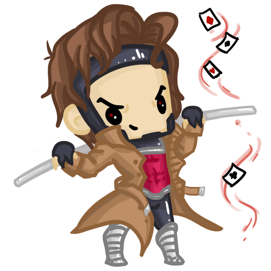 Super Chibis Gambit By Ijen Ekusas On Deviantart