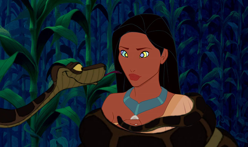 Pocahontas And Kaa 2 By Limmikin2 On Deviantart