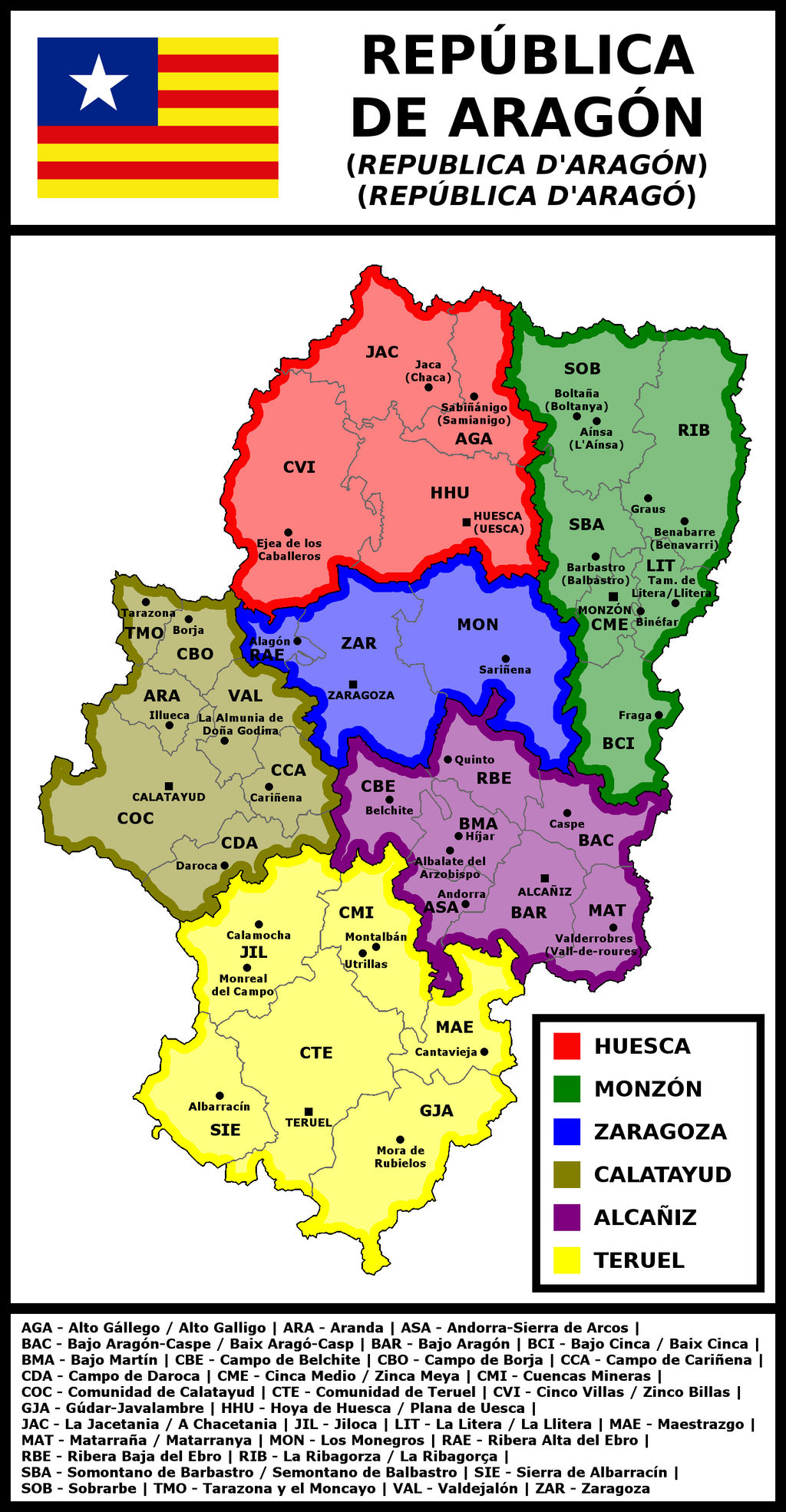 Map Of Republic Of Aragon By Matritum On Deviantart
