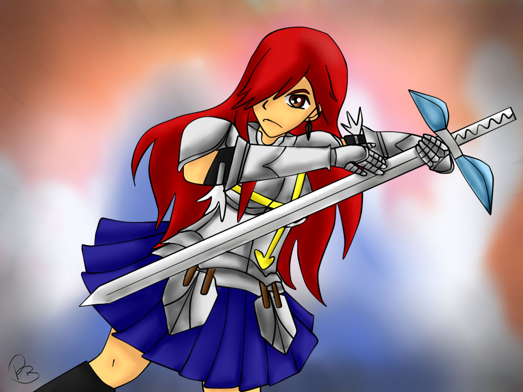 Erza Scarlet By Nikkinova Art On Deviantart