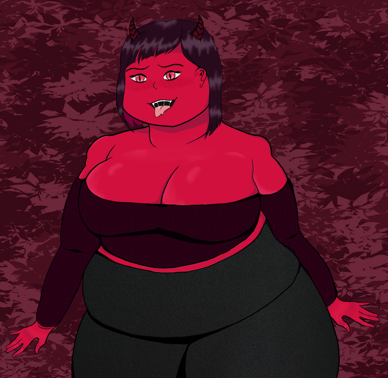 Big Demon Girl By Blackdemonlily On Deviantart