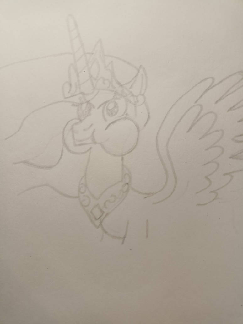 Princess Celestia Underwater Sketch By Unphasedseraphim On Deviantart