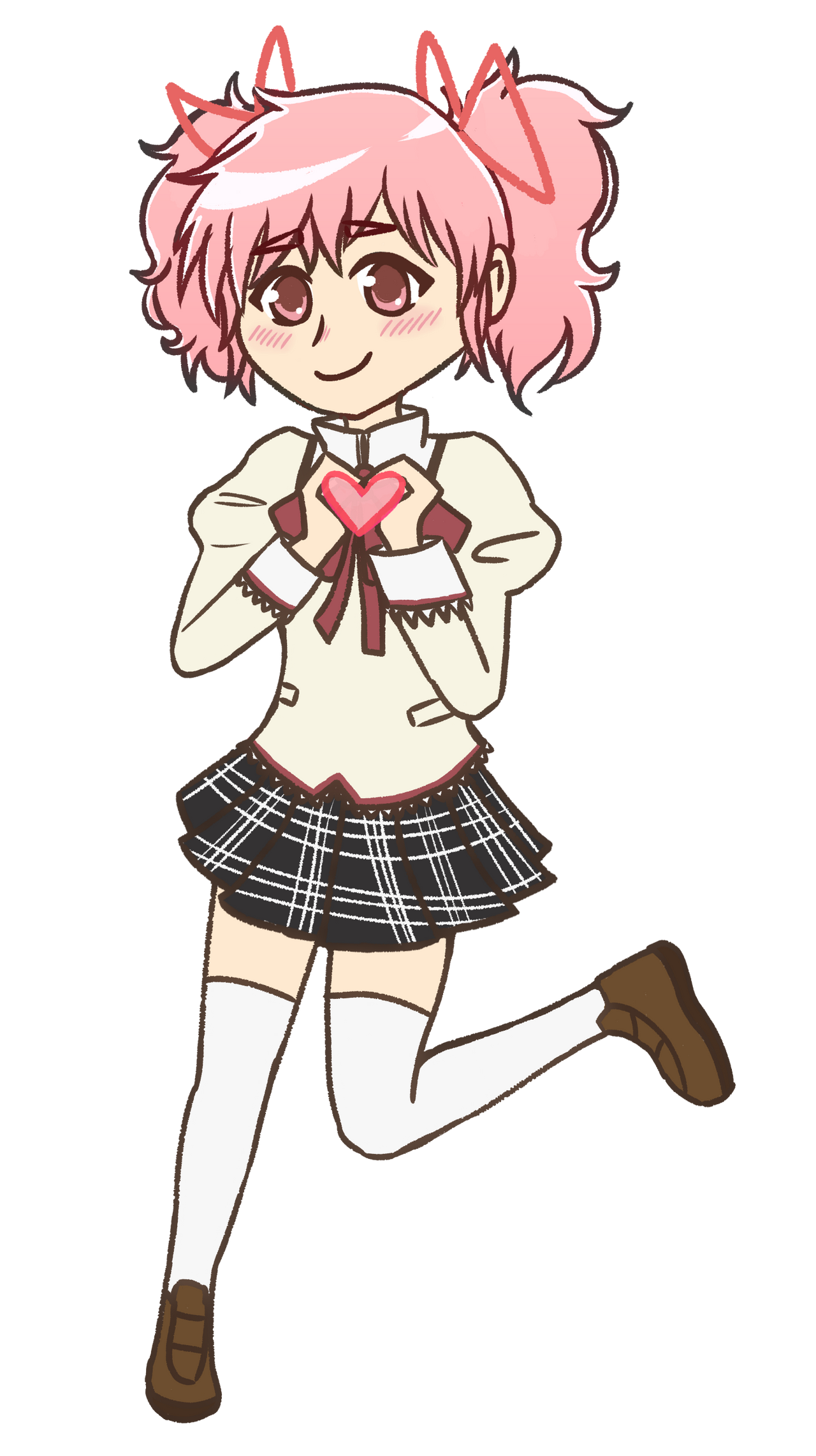 Madoka Kaname Uniform By Hexcatcraft On Deviantart