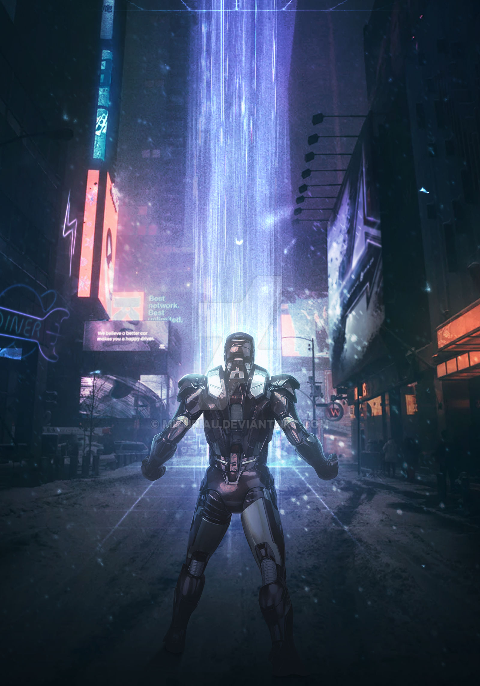 Cyberpunk Iron Man By Mizuriau On Deviantart