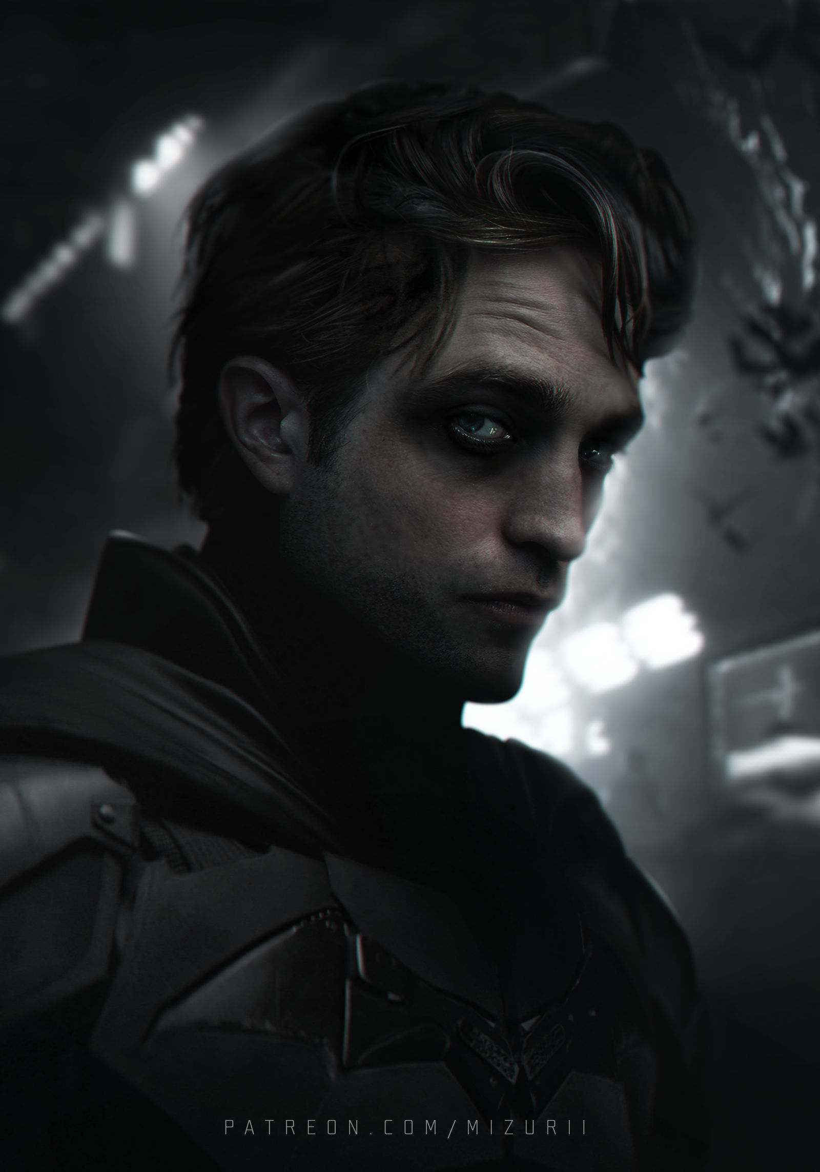 The Batman - Unmasked by MizuriAU on DeviantArt The Batman - Unmasked by MizuriAU on DeviantArt