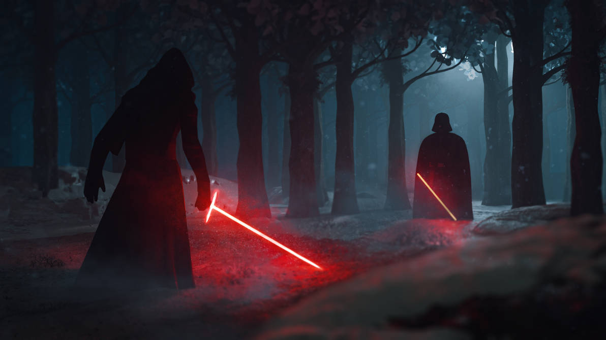 Kylo Ren Vs Darth Vader By Mizuriau On Deviantart