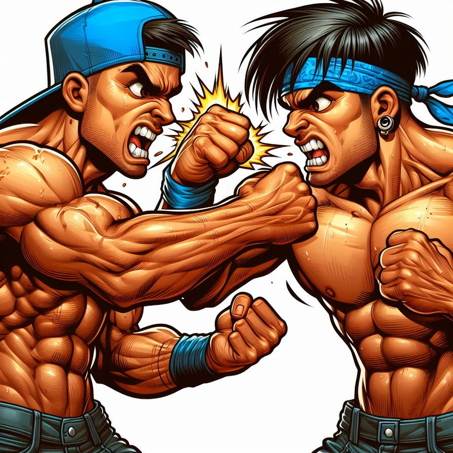 Cartoon Fight 7 By Adriaz1989 On Deviantart
