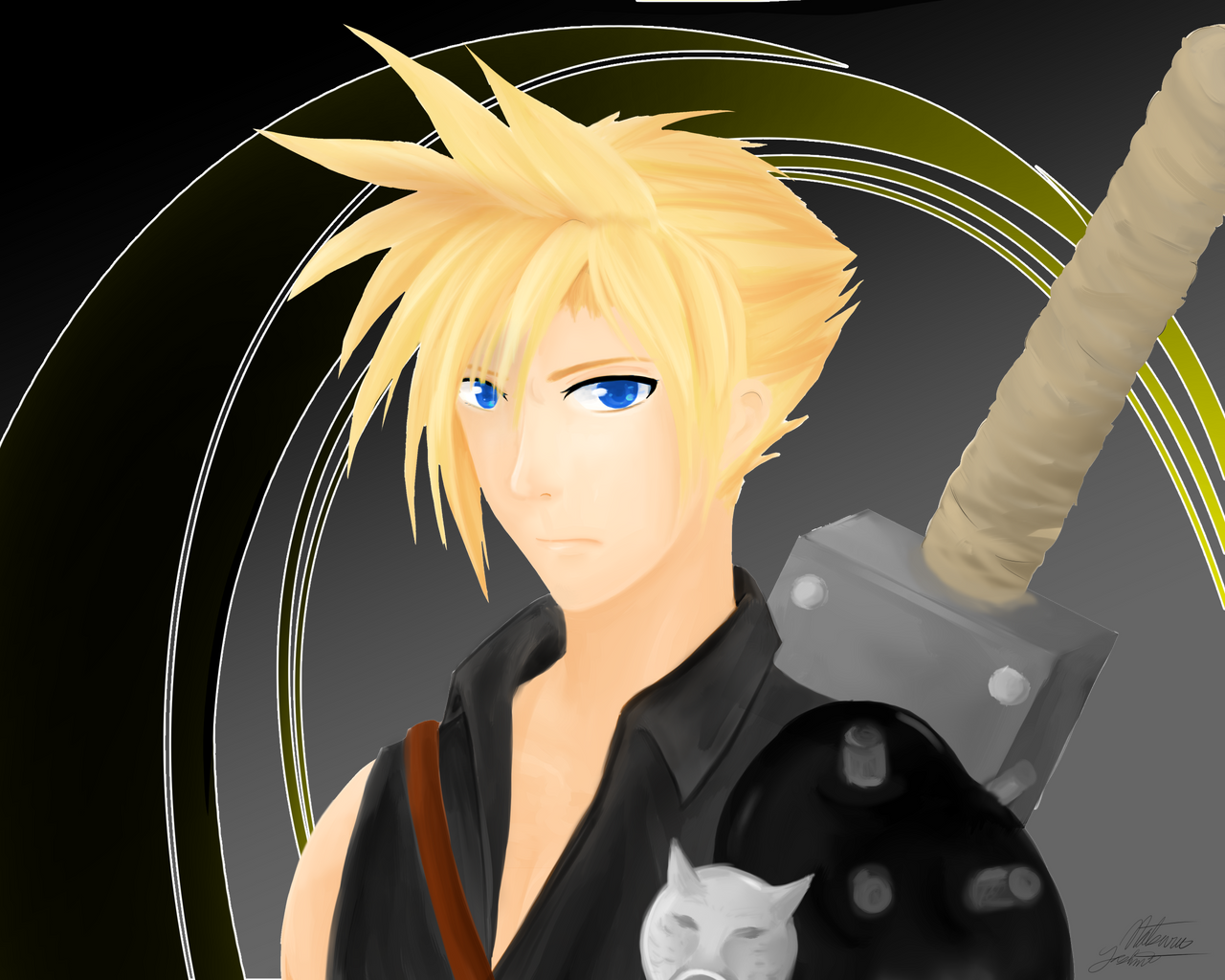 Cloud Strife Commission By Natsunny On Deviantart