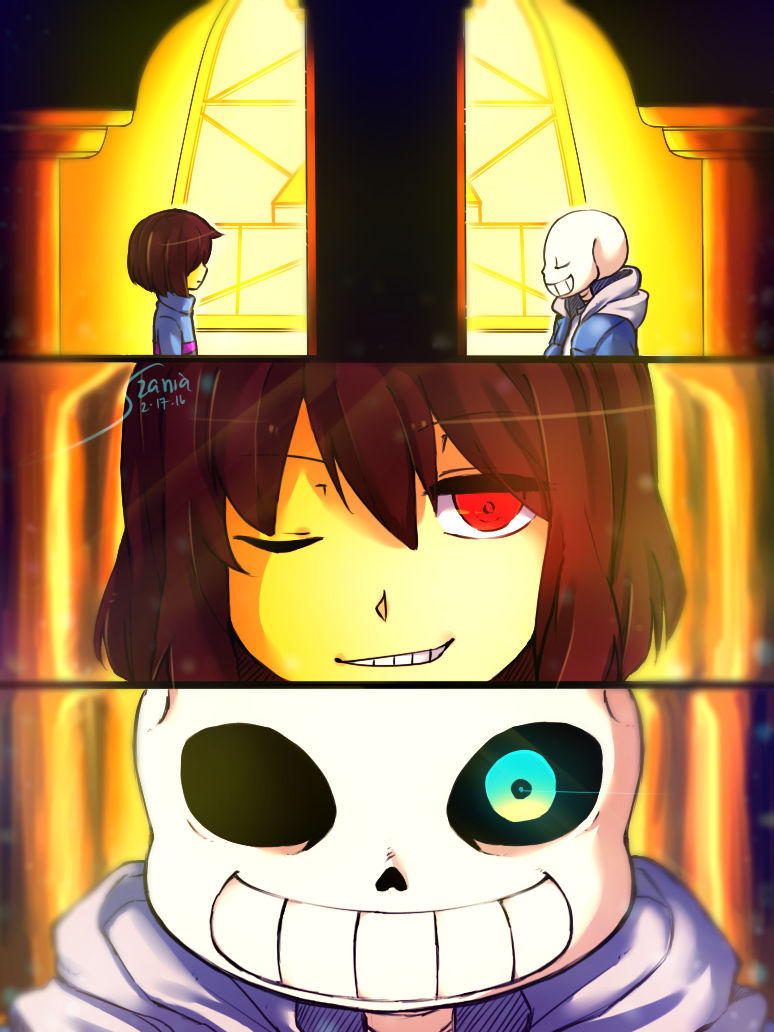 Sans Vs Chara By Szainx On Deviantart