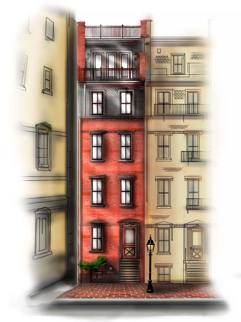 Red BRICK Boston Building by GingerAnne on DeviantArt