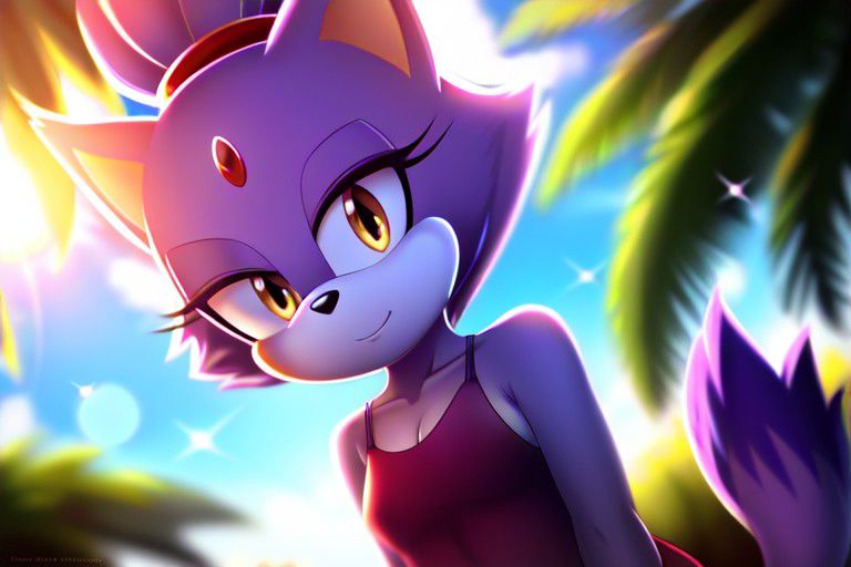 Blaze The Cat Swimsuit By Haz5 On Deviantart