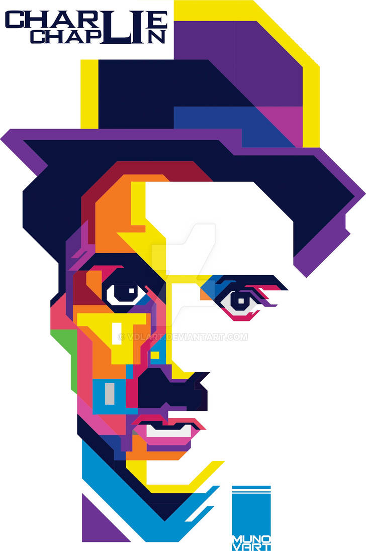 Charlie Chaplin in WPAP by vdlart on DeviantArt Charlie Chaplin in WPAP by vdlart on DeviantArt