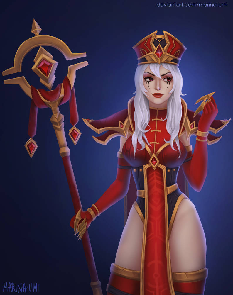 Sally Whitemane By Marina Umi On Deviantart