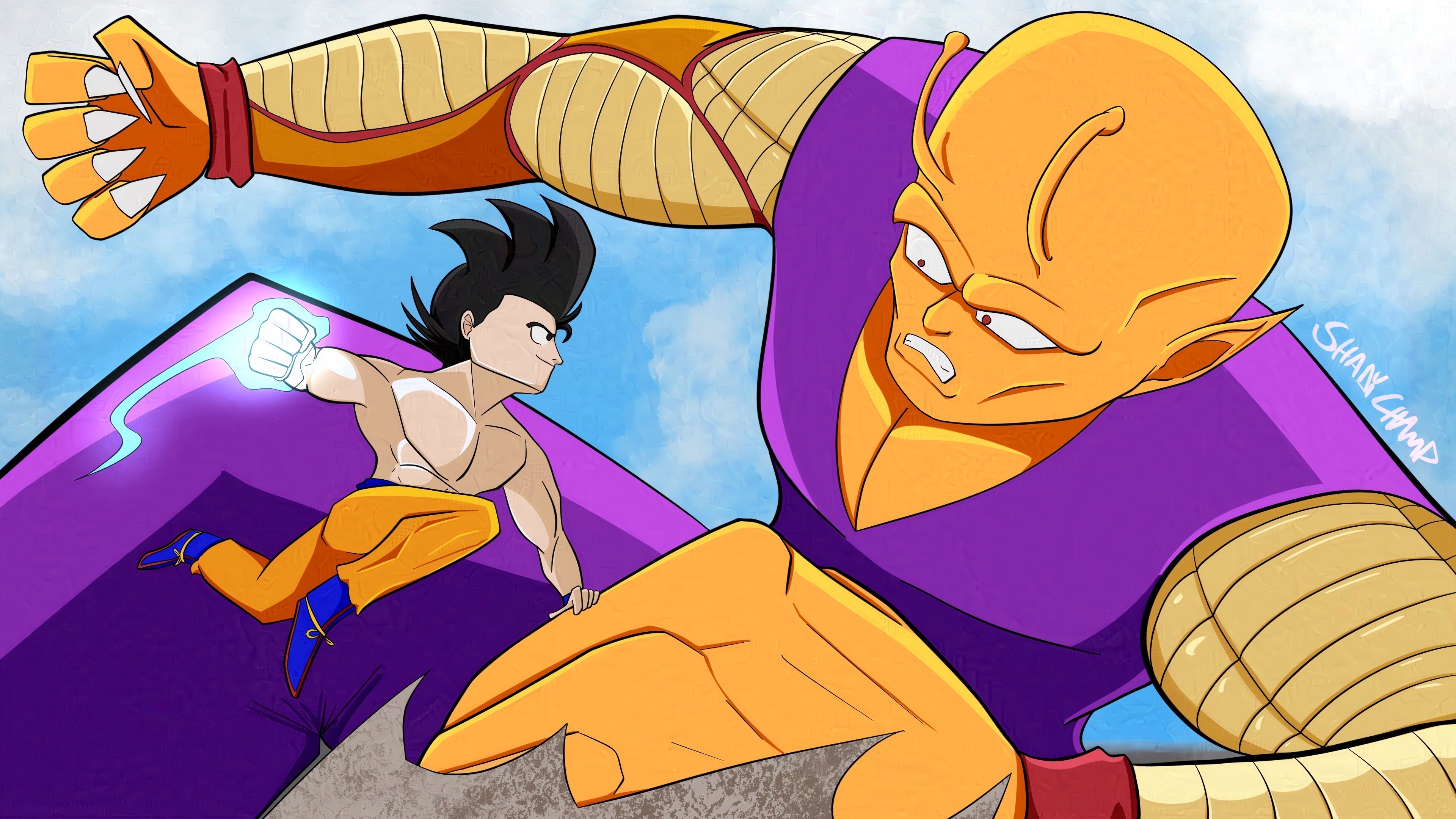 Goku Vs Piccolo By Theshadychamp On Deviantart