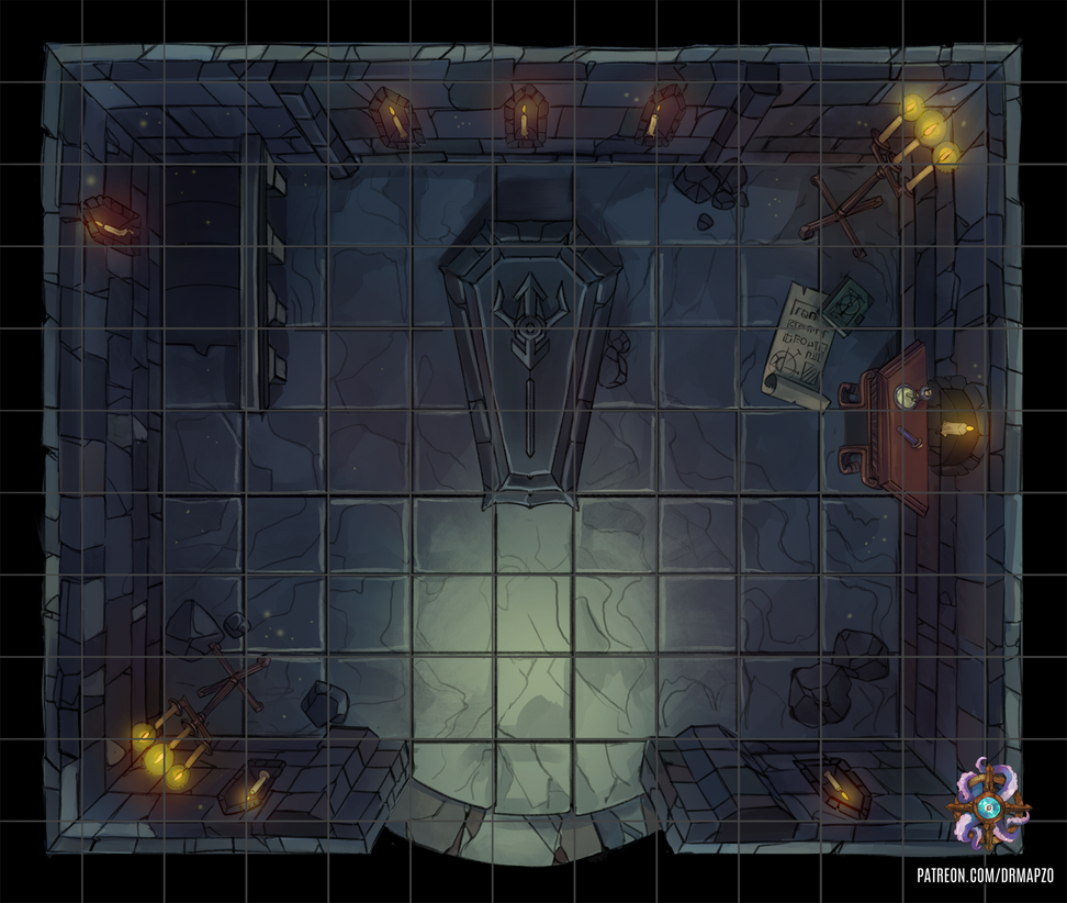 Crypt Battle Map by Hassly on DeviantArt Crypt Battle Map by Hassly on DeviantArt
