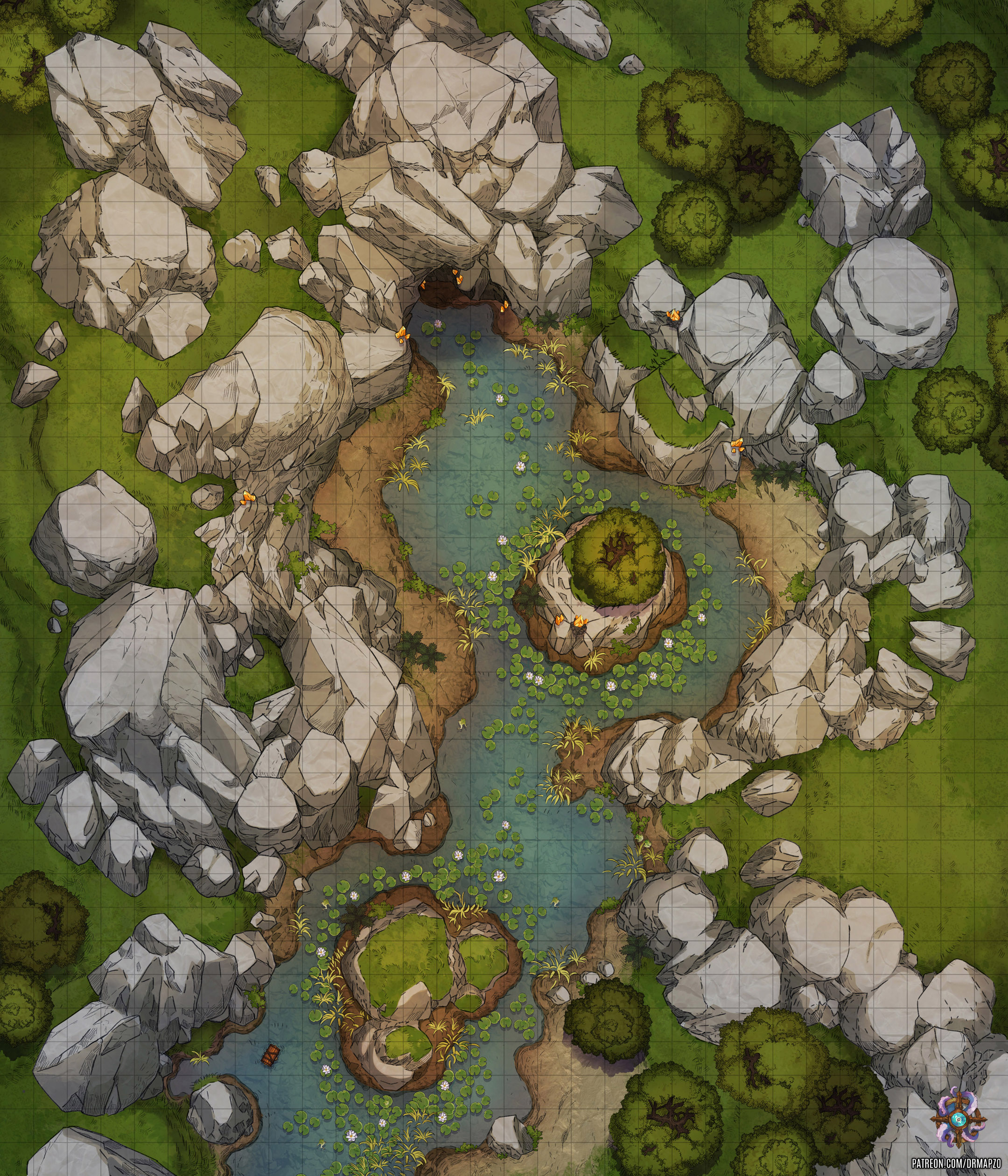 Forest Cave Entrance Battle Map by Hassly on DeviantArt Forest Cave Entrance Battle Map by Hassly on DeviantArt