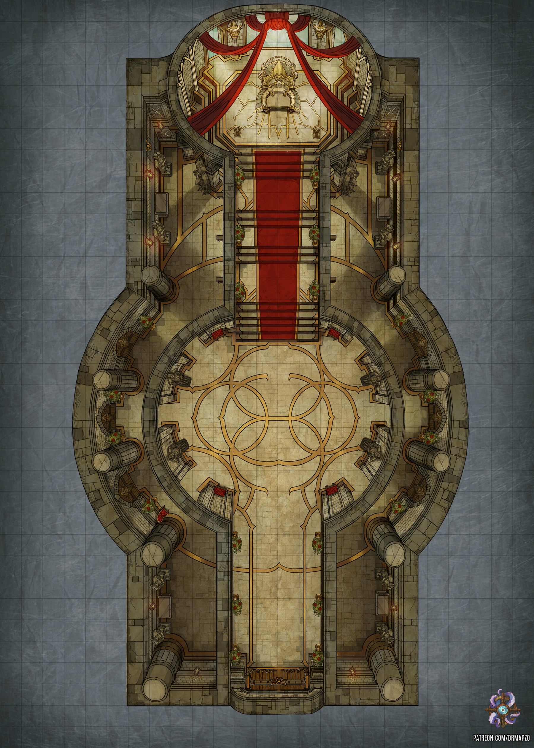 Throne Room Battle Map by Hassly on DeviantArt Throne Room Battle Map by Hassly on DeviantArt