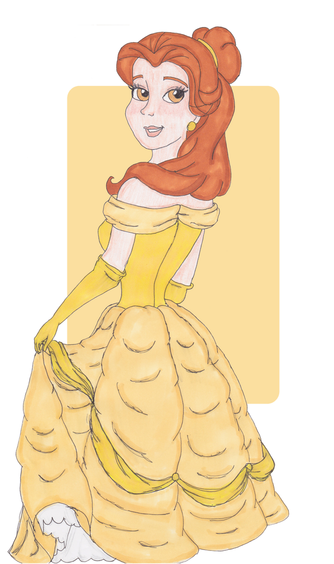 Disney Princesses Belle By Rainbowmachete On Deviantart