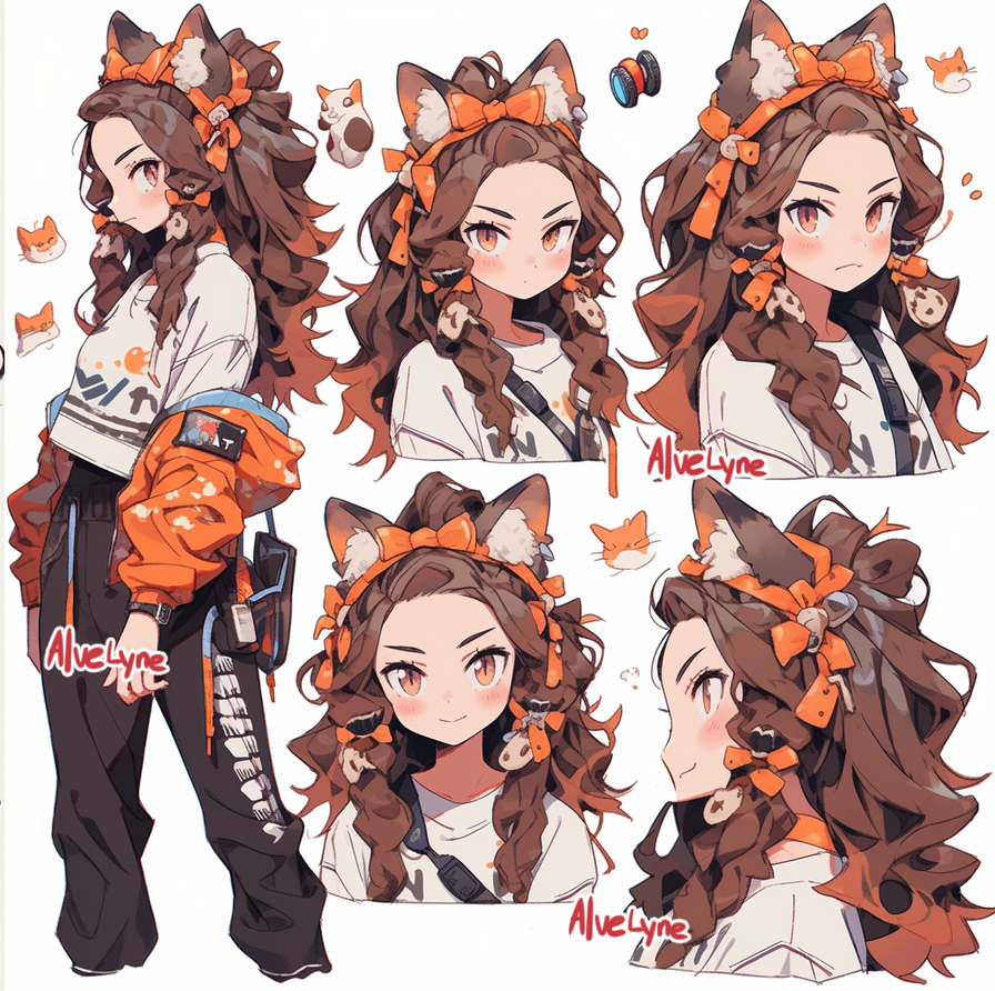 Neko Girl Adoptableopen By Aivelyne On Deviantart