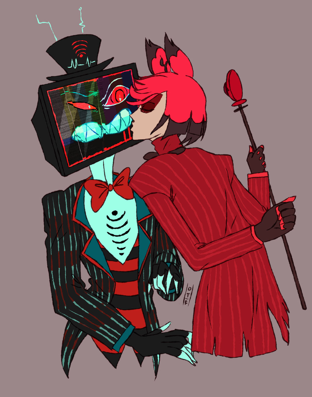 Fanart Di Alastor Hazbin Hotel Non Mi Convince Molto Come Disegno Ma