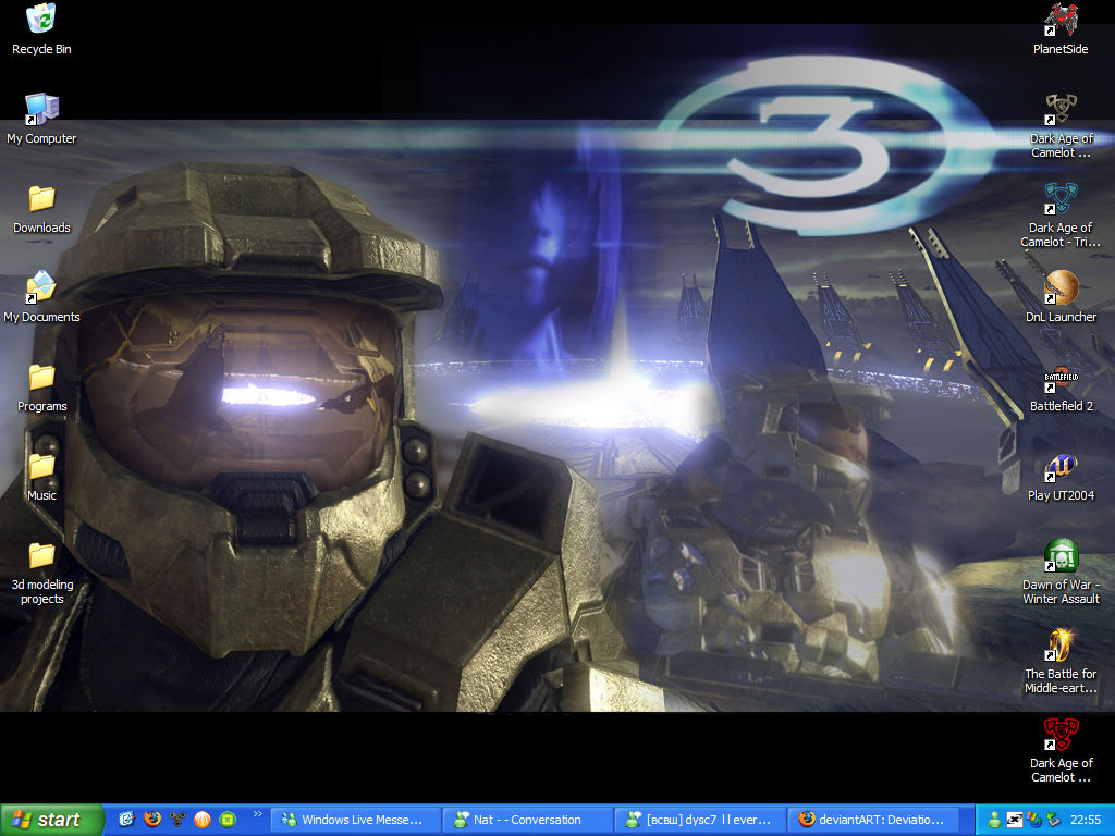 Halo 3 Background by Dranzsik on DeviantArt