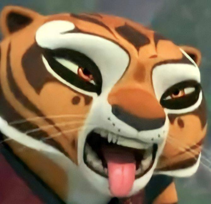 Tigress Sticking Out Her Beautiful Tongue By Gripo67 On Deviantart