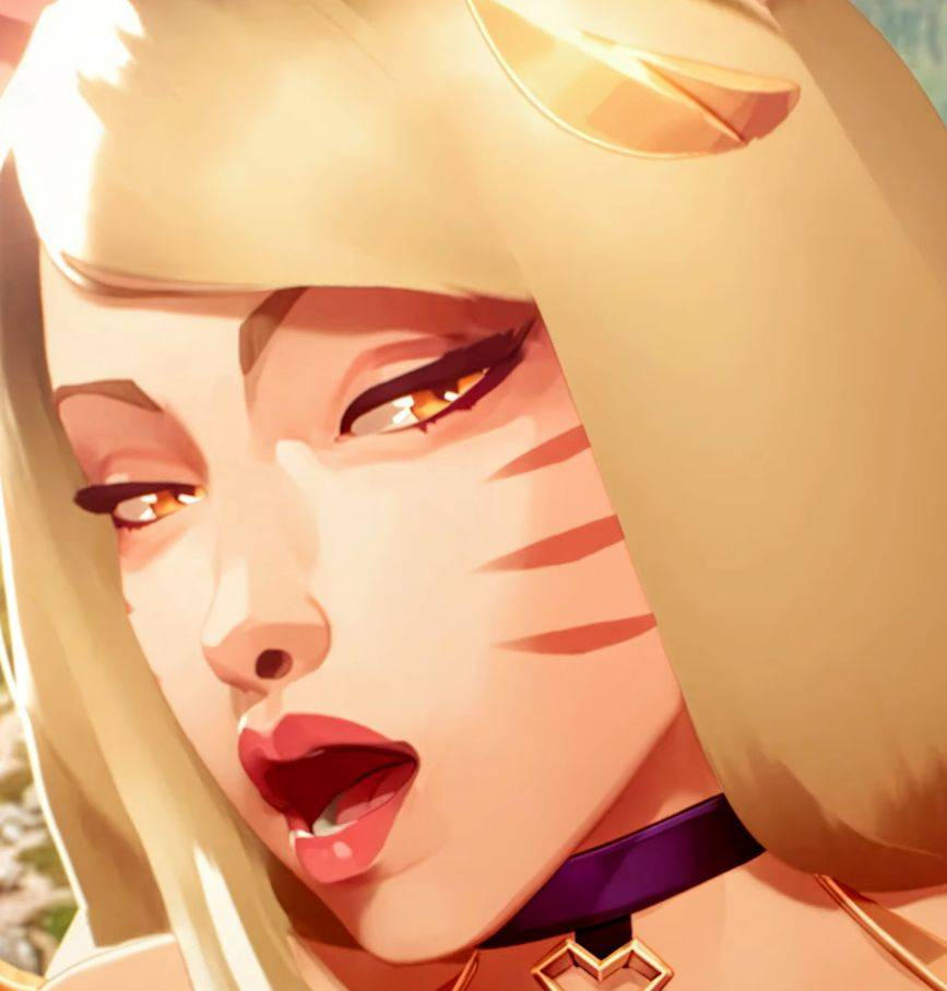 Ahri Opening Her Sexy Mouth By Gripo67 On Deviantart