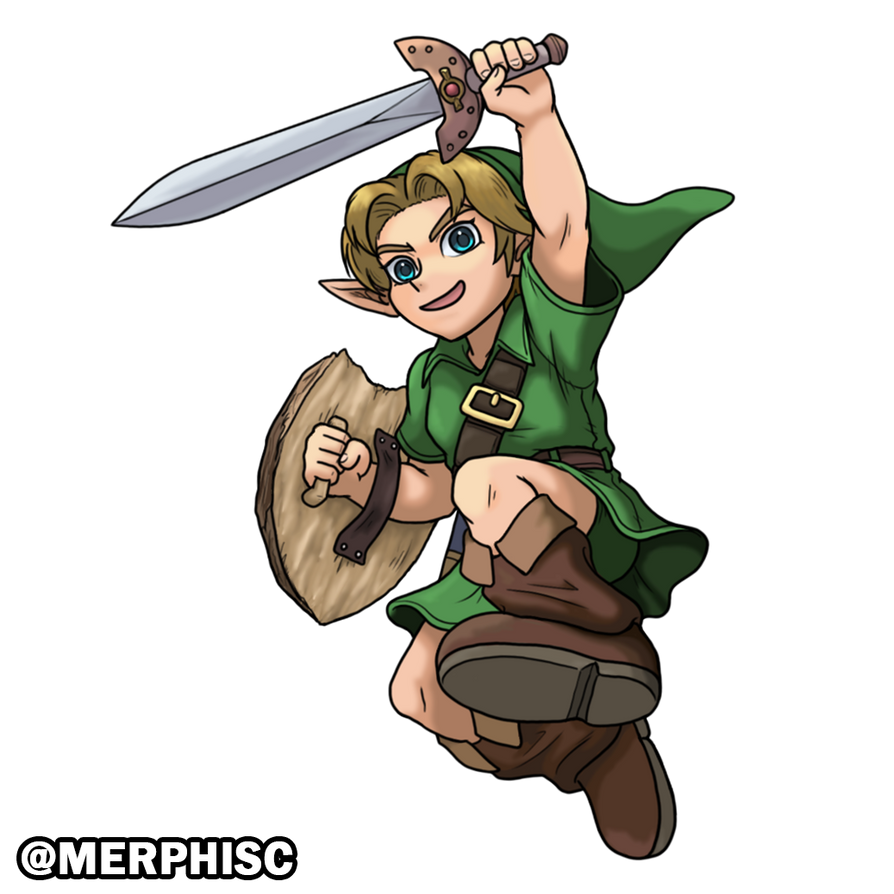 Ssbu 022 Young Link By Merphisc On Deviantart