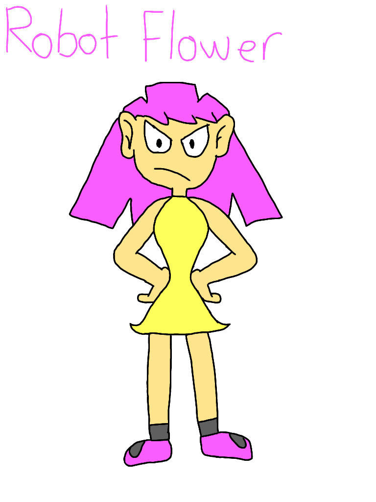 Bfb Robot Flower As A Human By Awesomeeden On Deviantart