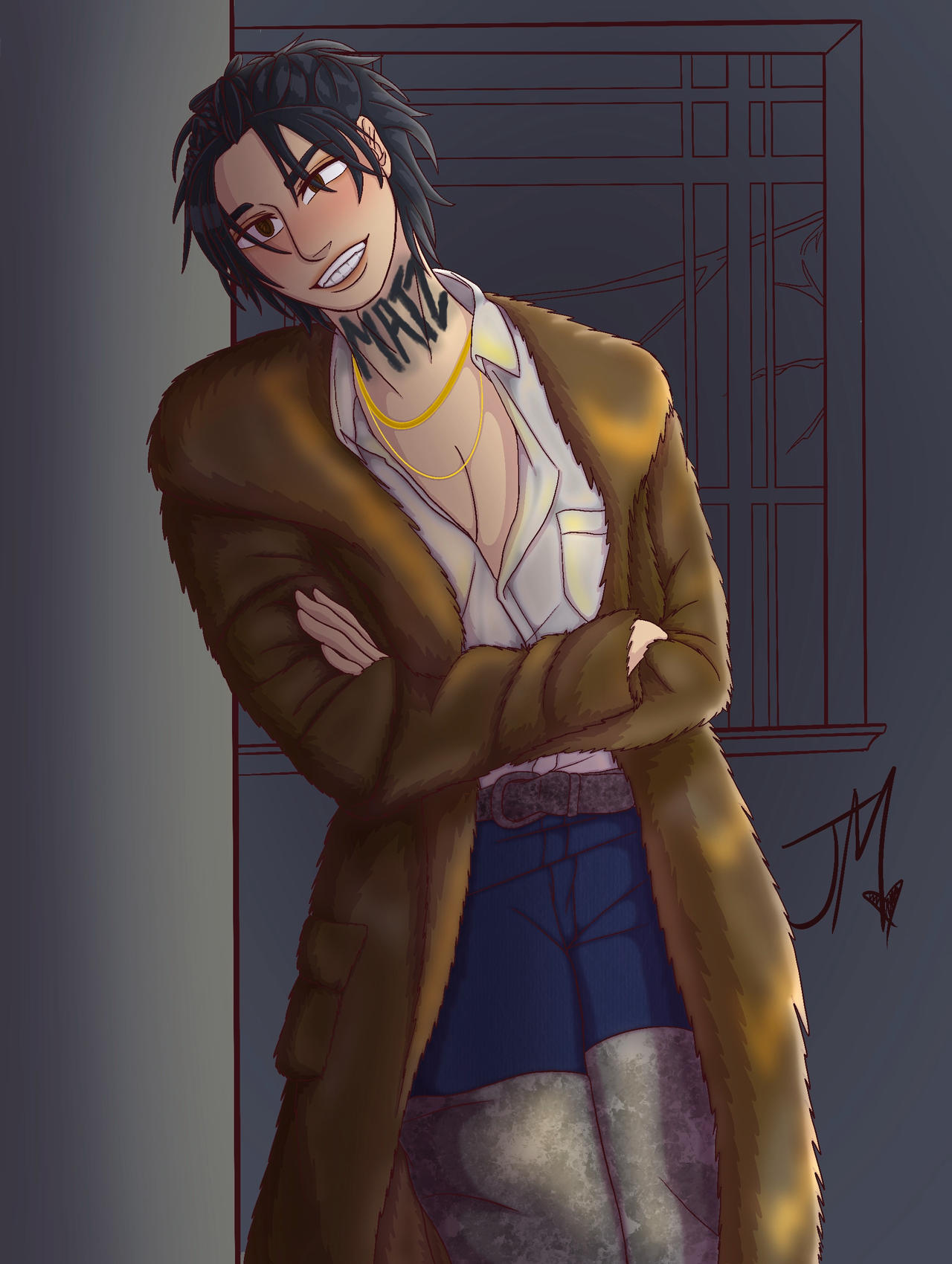 Seonghwa With Neck Piece By Judymoon9449 On Deviantart