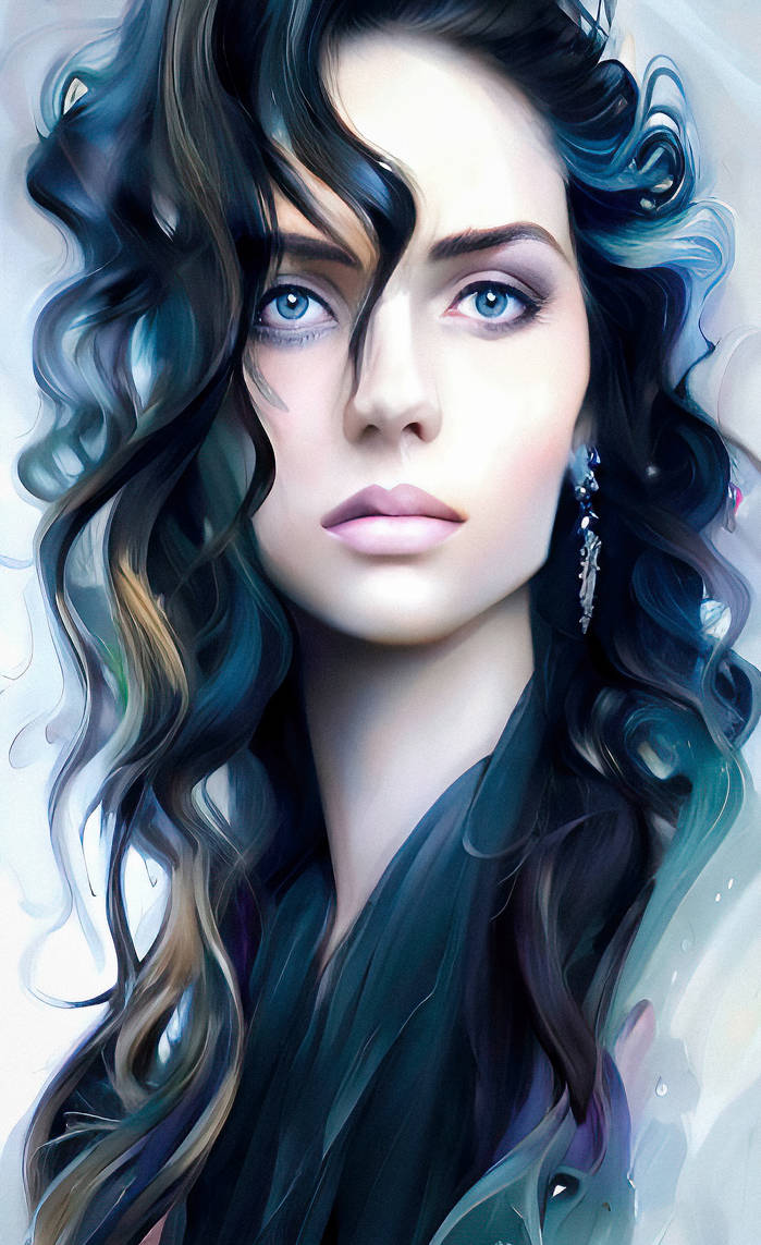Raven Haired Beauty By Serendigity Art On Deviantart