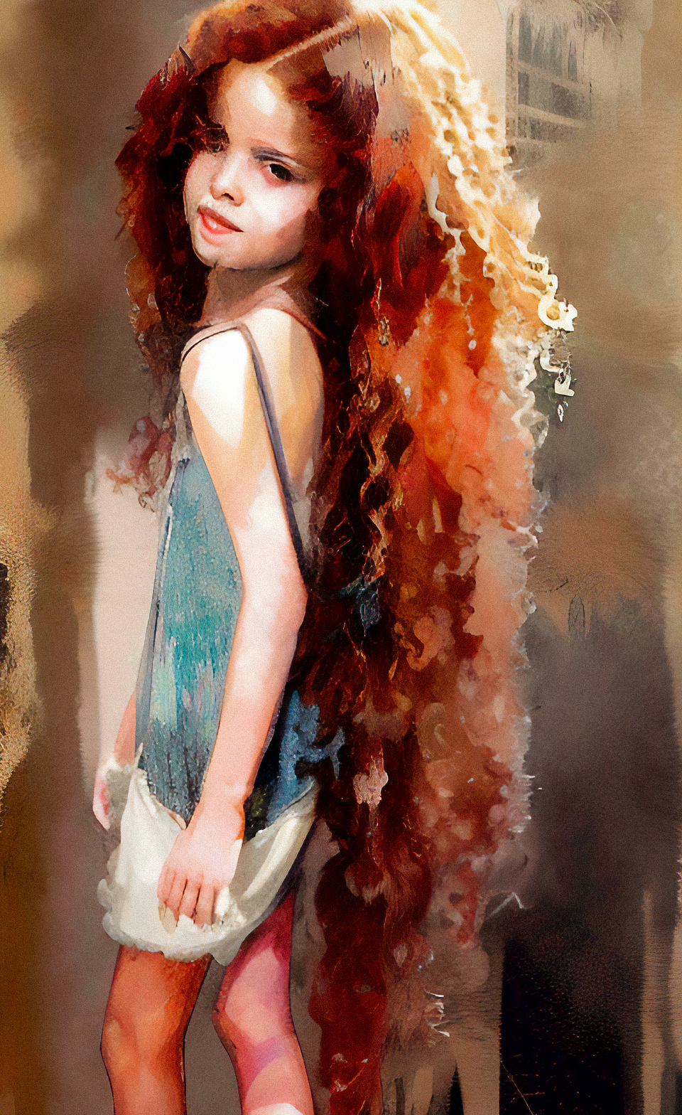Redheaded Girl By Serendigity Art On Deviantart