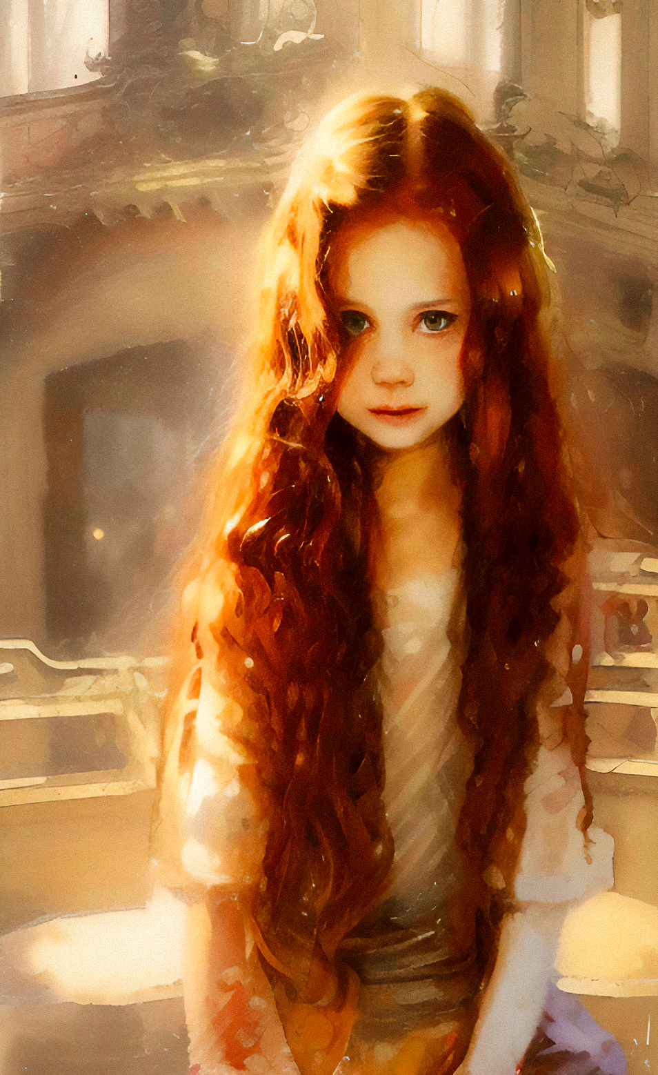 Redheaded Girl By Serendigity Art On Deviantart