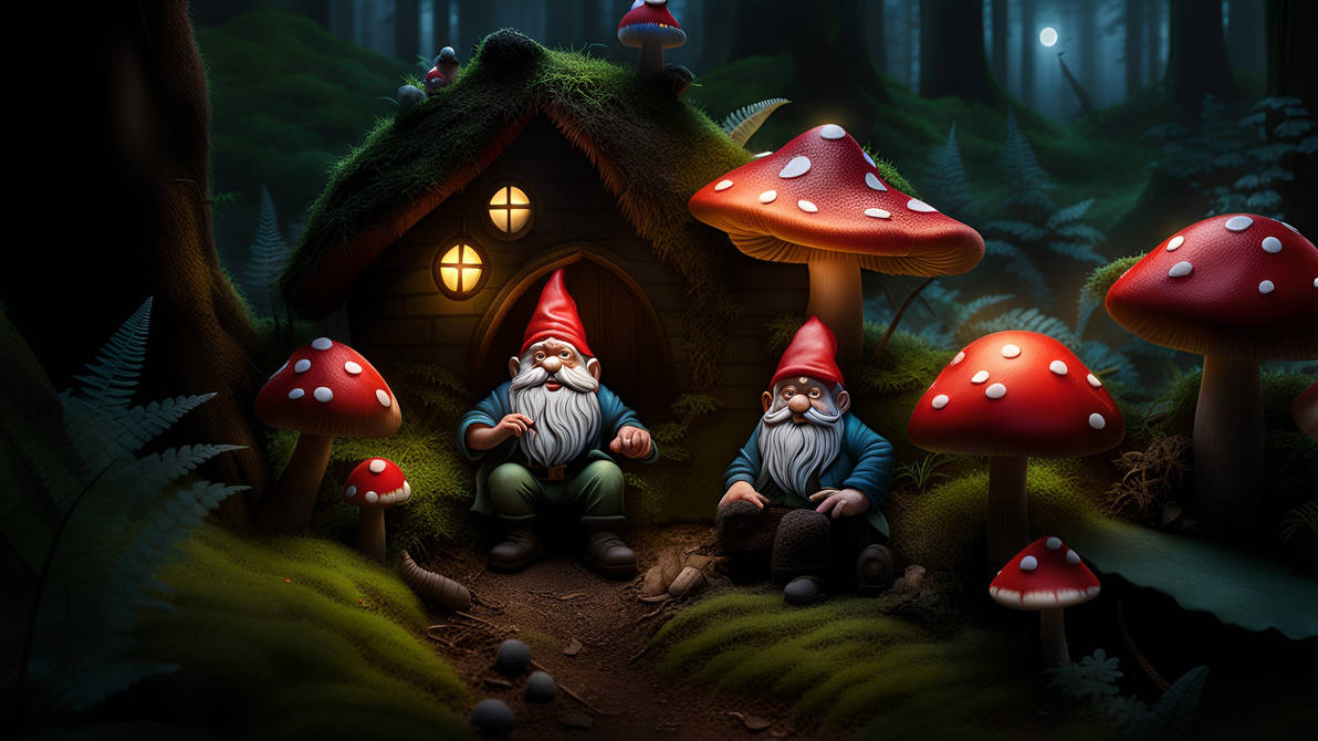 Gnome Village By Serendigity Art On Deviantart