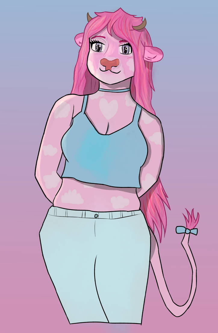 Cute Cow Girl By Bunbunjen On Deviantart