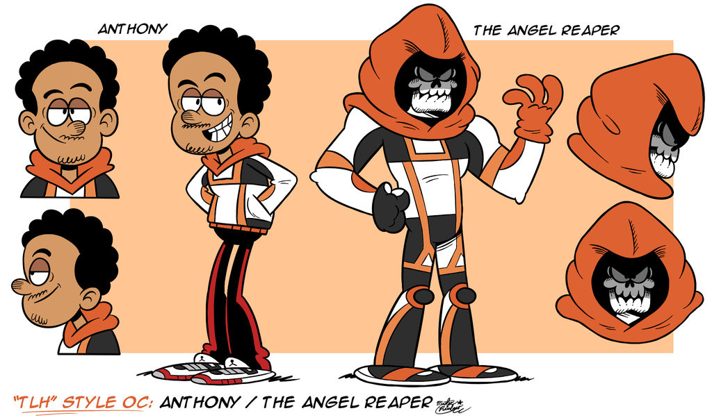 Mm Loud House Style Anthonyangel Reaper Oc By Mast3r Rainb0w On